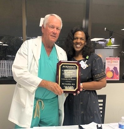 Dr. Doolittle receives service award – The Leland Progress
